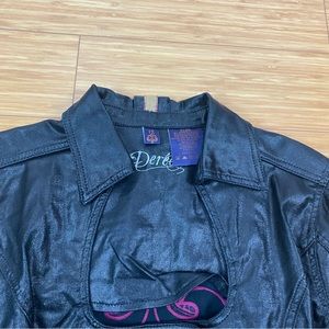 Dereon | Jackets & Coats | Dereon Beyonce Black Diamond Wash Faux ...